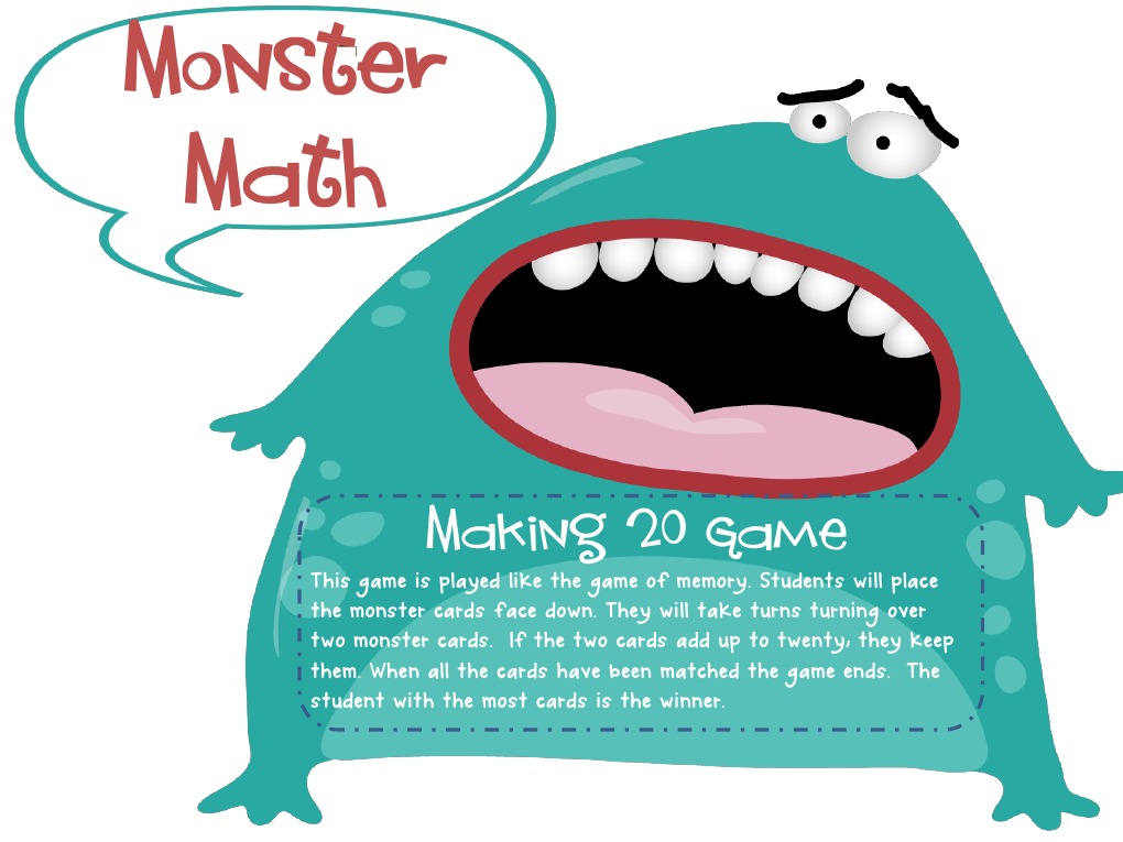 Monster Math Making 20