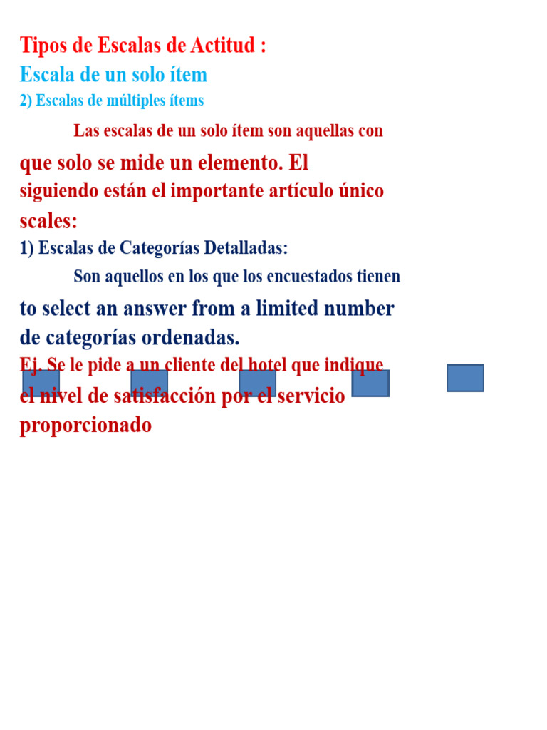 tipos de escalas de actitud | PDF | Escala Likert