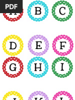 Multi Polka Dot Letters Uppercase | PDF