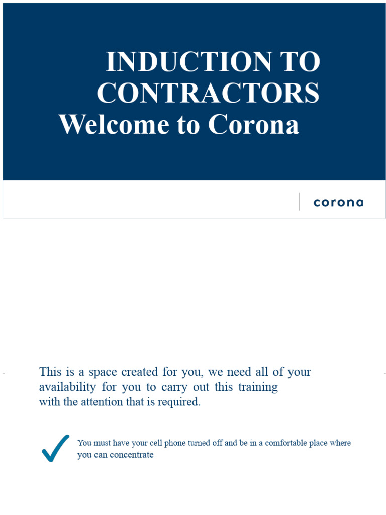 Induction To Contractors SST | PDF | Occupational Safety And Health ...