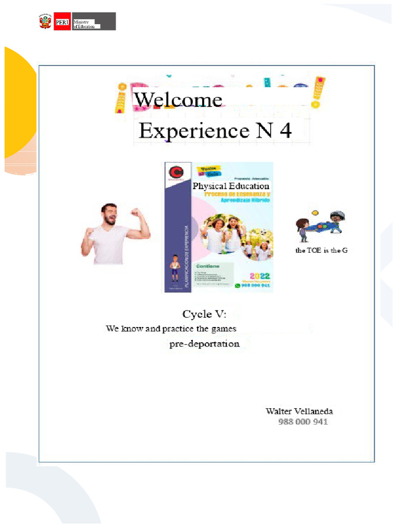 Planning EdA 5th 6th | PDF | Physical Education | Psychology