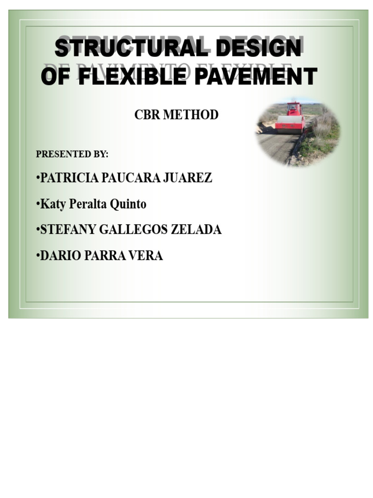 Flexible Pavement Design Using CBR Method | PDF | Road Surface | Road