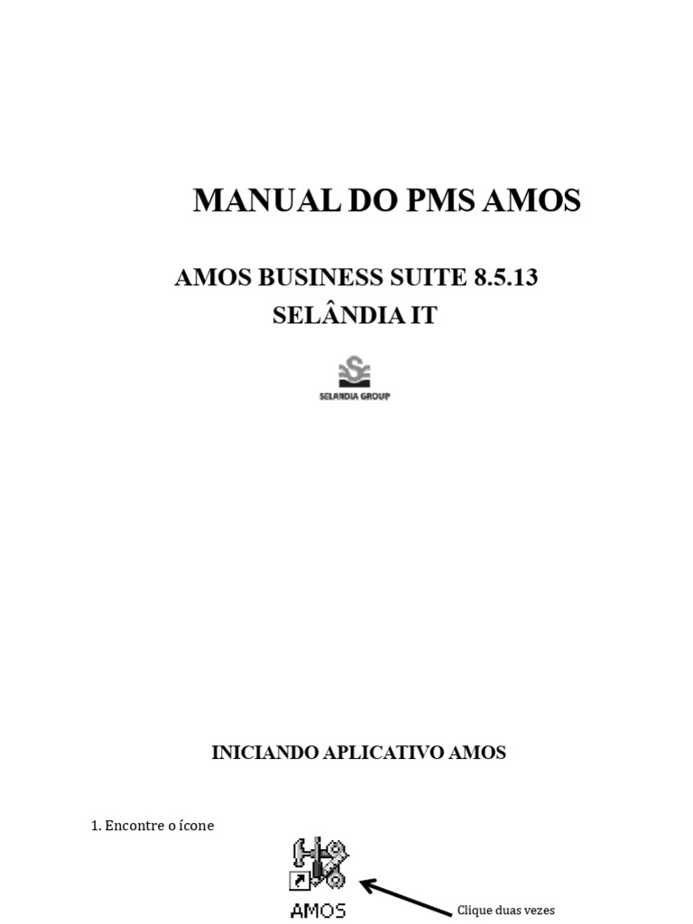 Guia do PMS Amos | PDF | Janela (informática) | Contabilidade