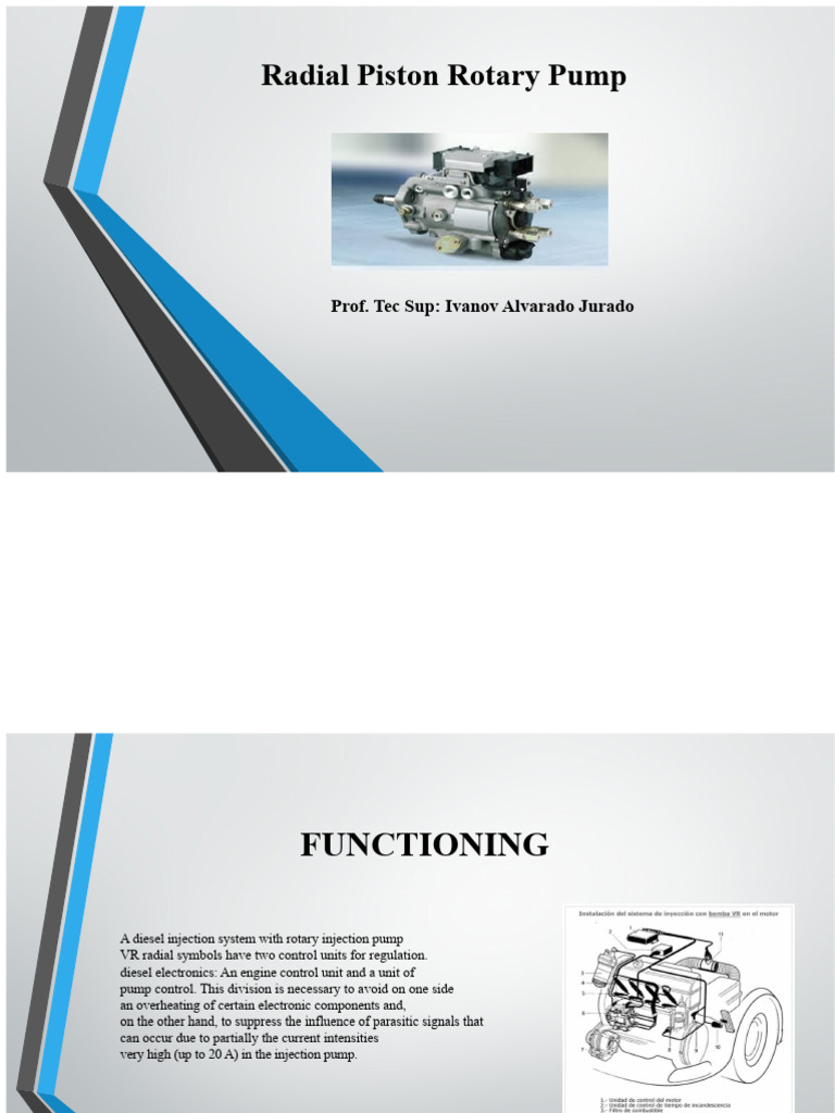 Radial Piston Rotary Pump | PDF | Pump | Fuel Injection