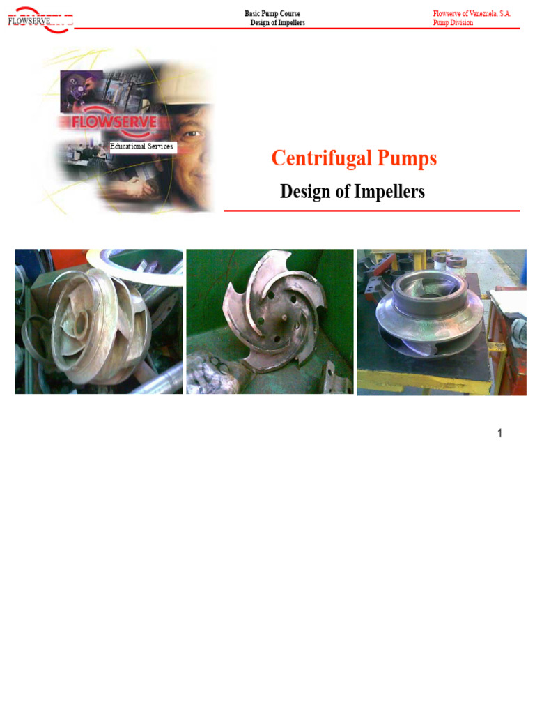 3- Design of Impellers | PDF | Pump | Dynamics (Mechanics)