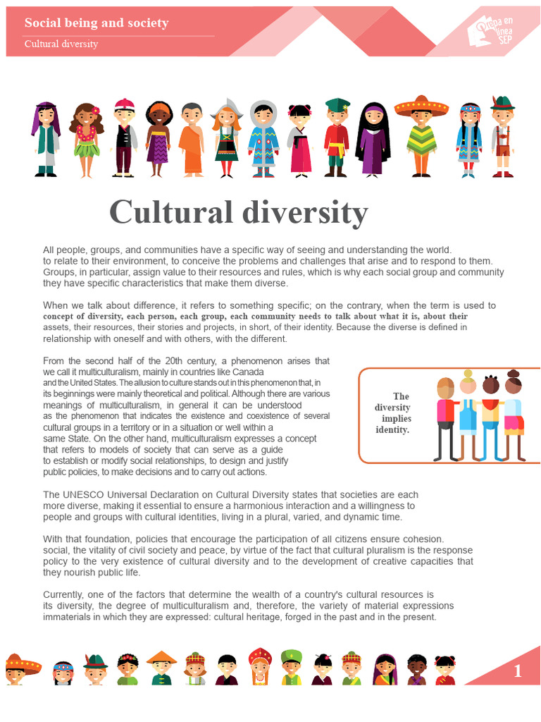 Cultural Diversity_PDF.pdf | PDF | Multiculturalism | Cultural Diversity