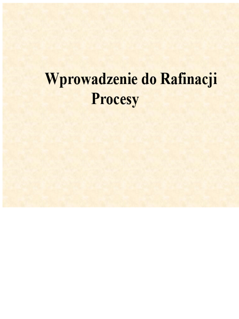 Destylacja Ropy Naftowej | PDF