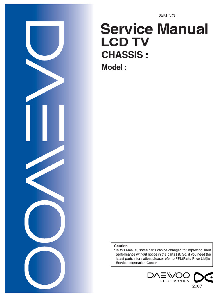 MST9E88 LCD TV Service Manual | PDF | Liquid Crystal Display ...