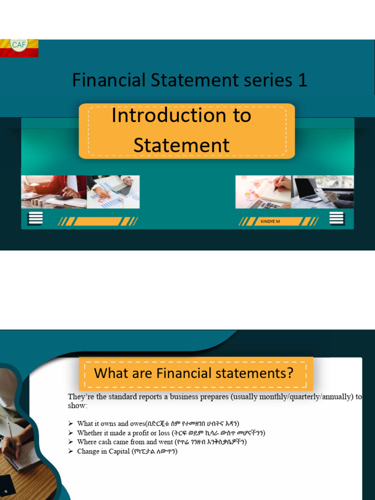 Introduction To Financial Statement 101 | PDF | Expense | Equity (Finance)