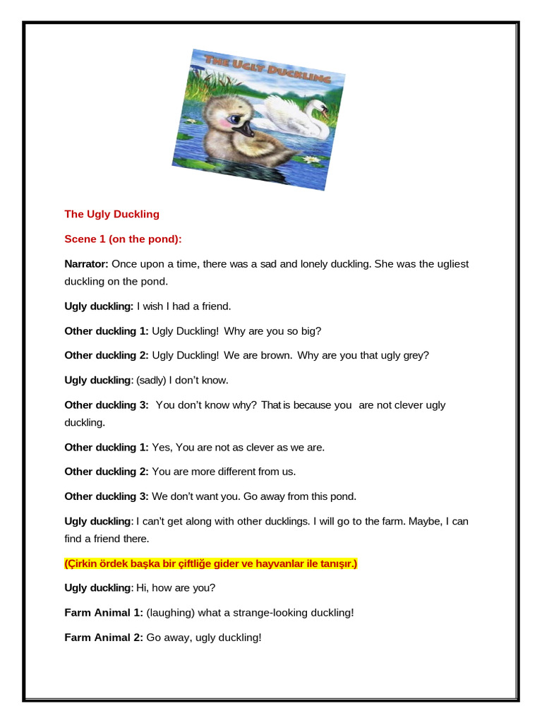 The Transformation of the Ugly Duckling | PDF