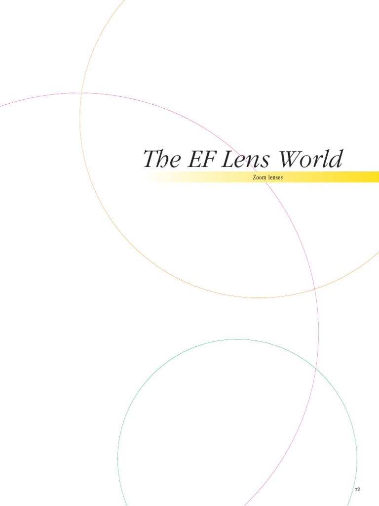 EF Lens Work III - Part 04 | PDF