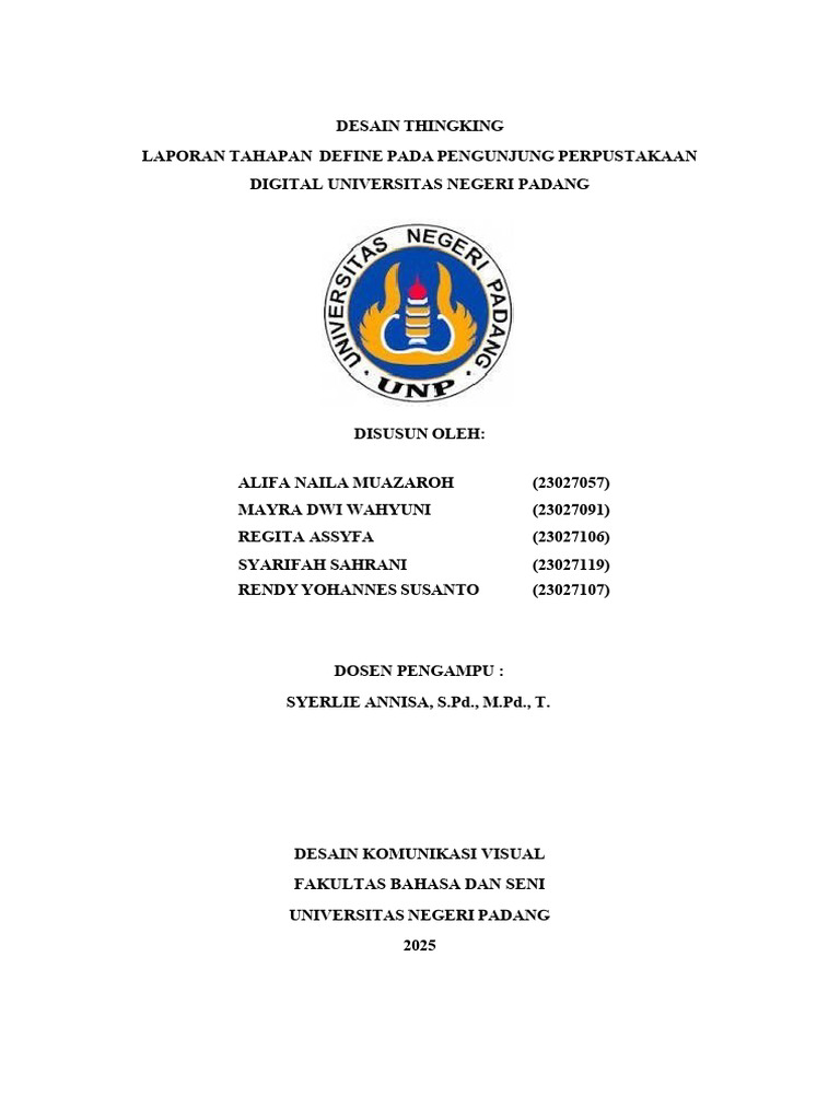 Tahap Define_Kelompok Perpus Digital | PDF