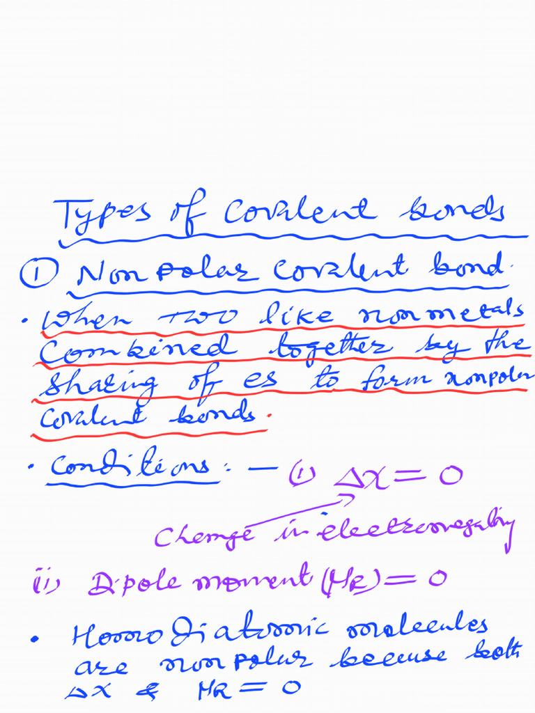Chemical Bonding Notes | PDF