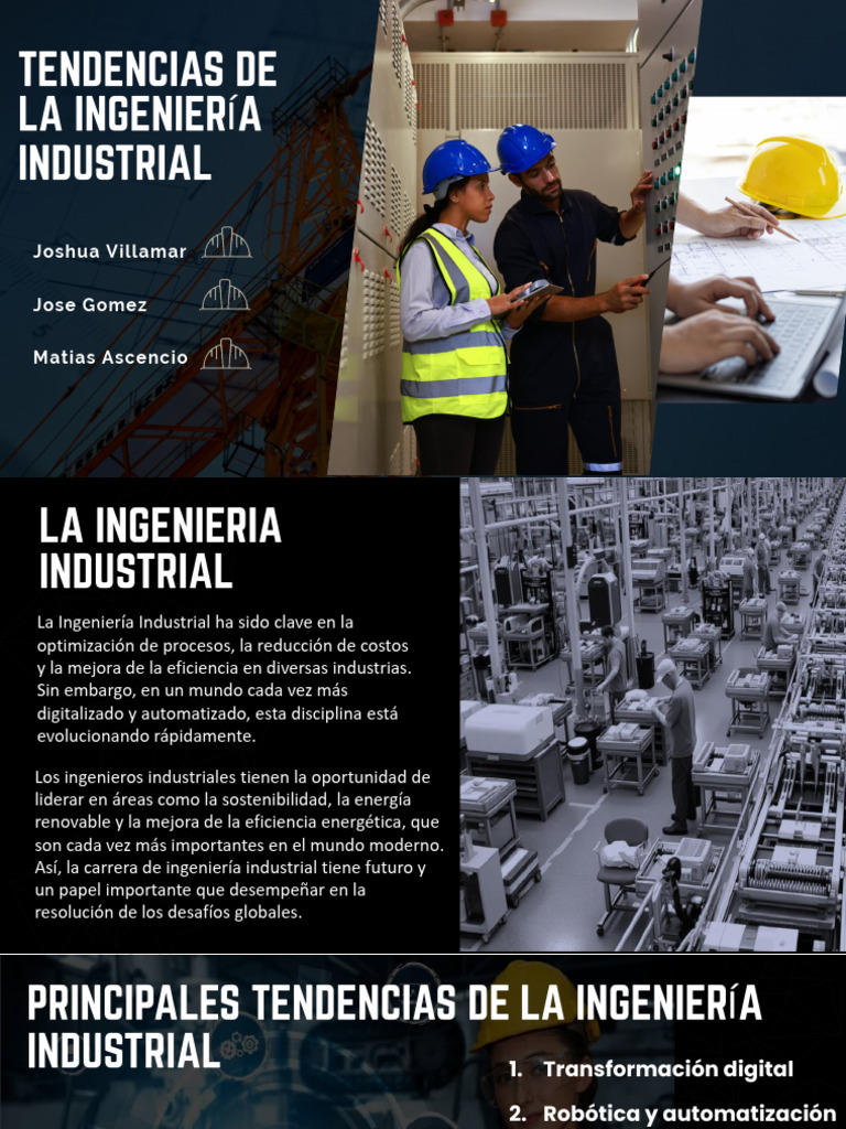 Tendencias de La Ingenieria Industrial | PDF | Ingeniería Industrial ...