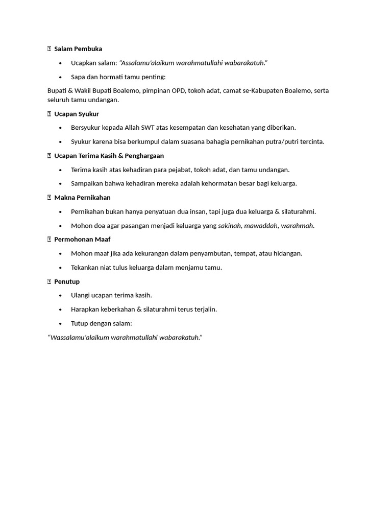 Salam Pembuka | PDF