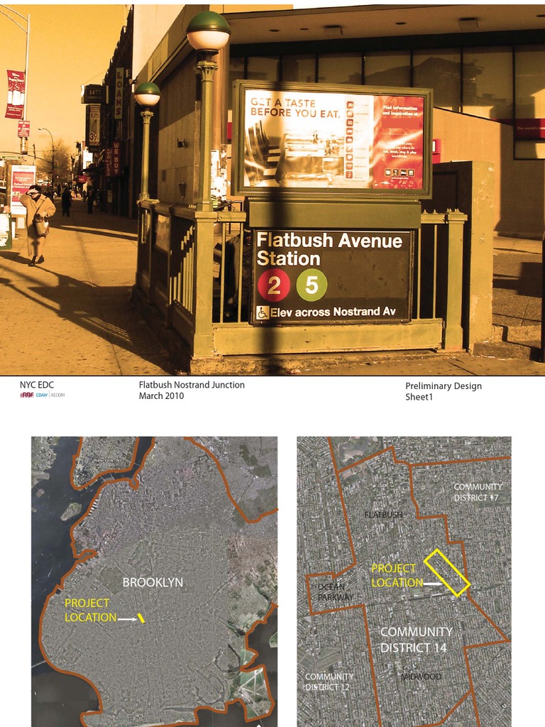Flatbush Nostrand Junction Streetscape Beautification Project | PDF ...