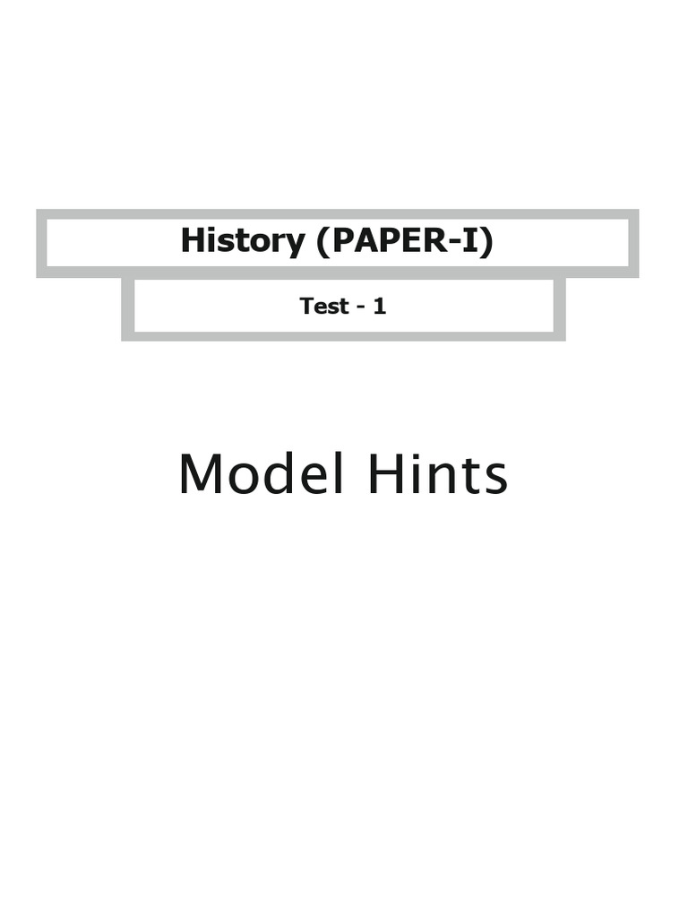 History Test-1 SA | PDF | Ashoka