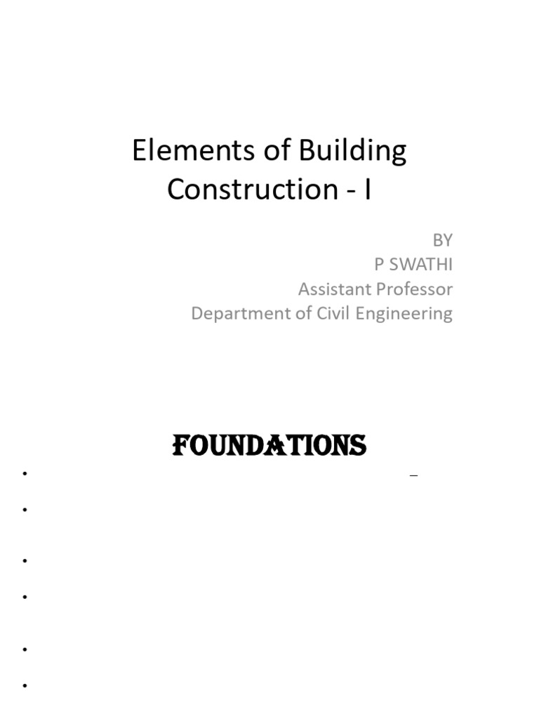 BMC UNIT 4 | PDF | Roof | Foundation (Engineering)