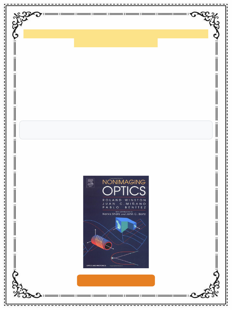 Nonimaging Optics Roland Winston ebook all formats available | PDF ...