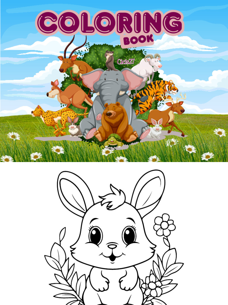 Coloring Book Animals | PDF