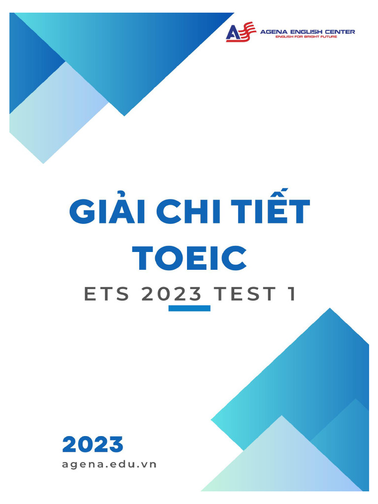 Highlight Giải Chi Tiết Ets 2023 Test 1 | PDF