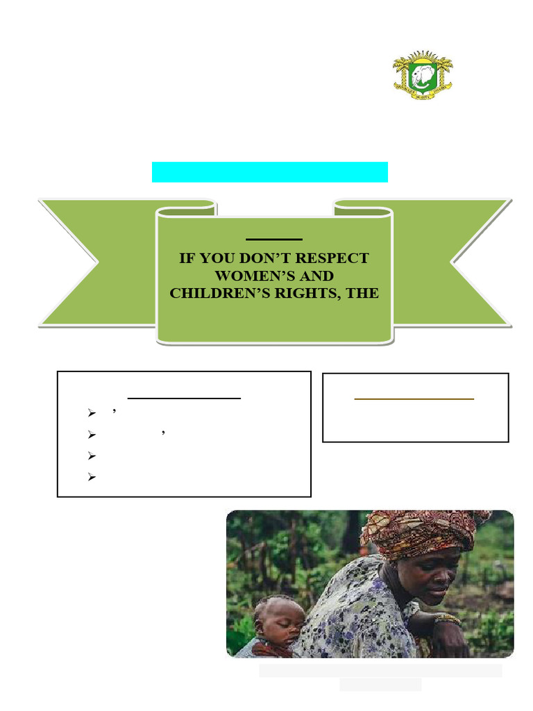 Le Non Respect Des Droits 1 PAGE de GARDE | PDF