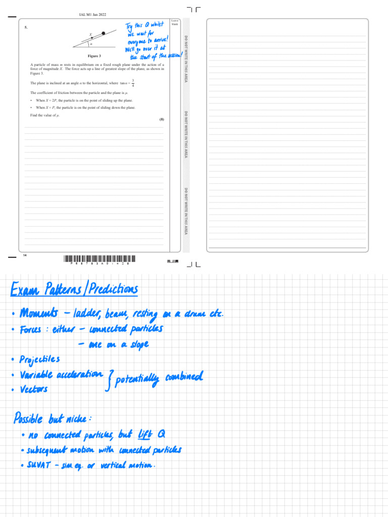 Calculate Coefficient of Friction on Slope | PDF | Force | Tension ...