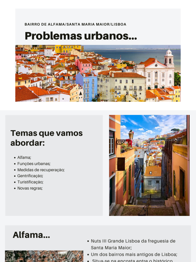 Desafios e Medidas em Alfama, Lisboa | PDF | Turismo | Custo de vida