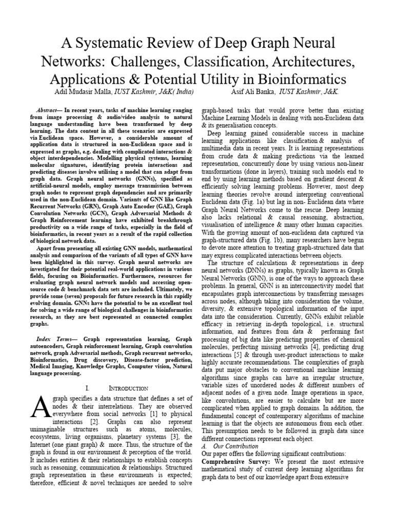 A Systematic Review of Deep Graph Neural Networks | PDF | Theoretical ...