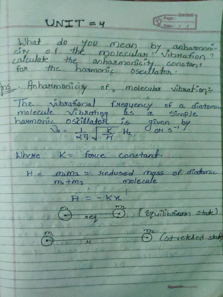 Atomic & Molecular Physics Unit 4 by Saurav Jaiswal | PDF