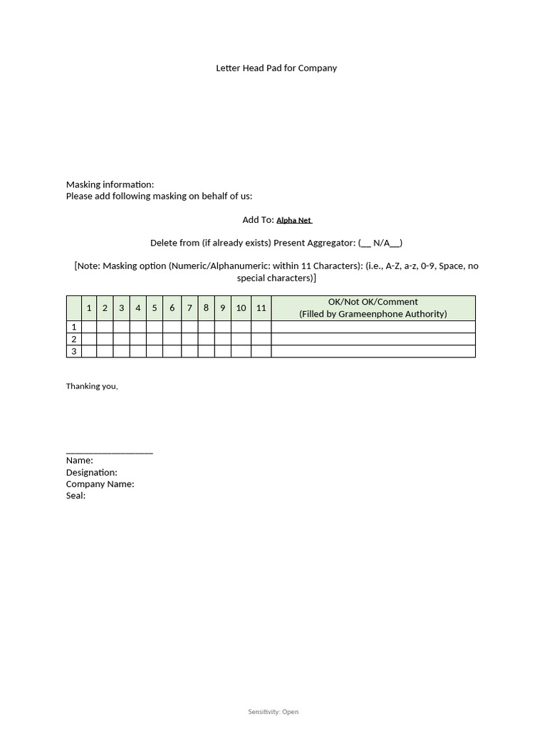 02 Masking Information | PDF