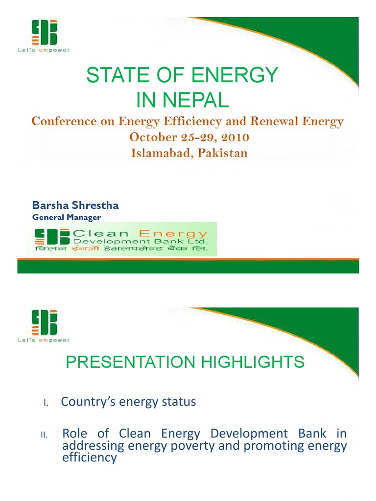 Energy Consumption in Nepal | PDF | Business