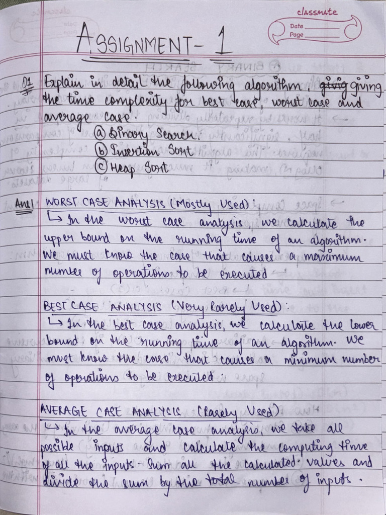SEM 3 Computer Assignment 1 | PDF