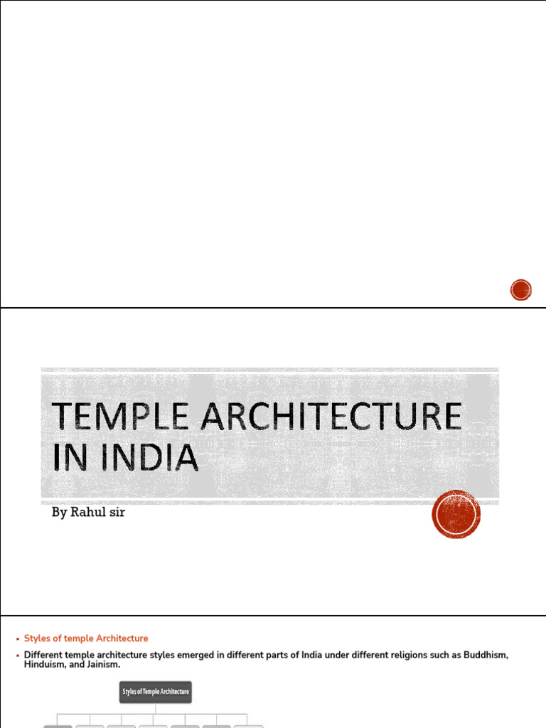 Temple Architecture in India | PDF | Architectural Styles ...