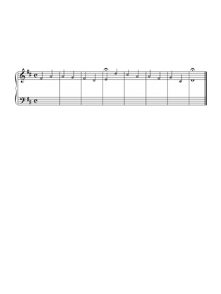 SATB Chorale Harmony Worksheet | PDF