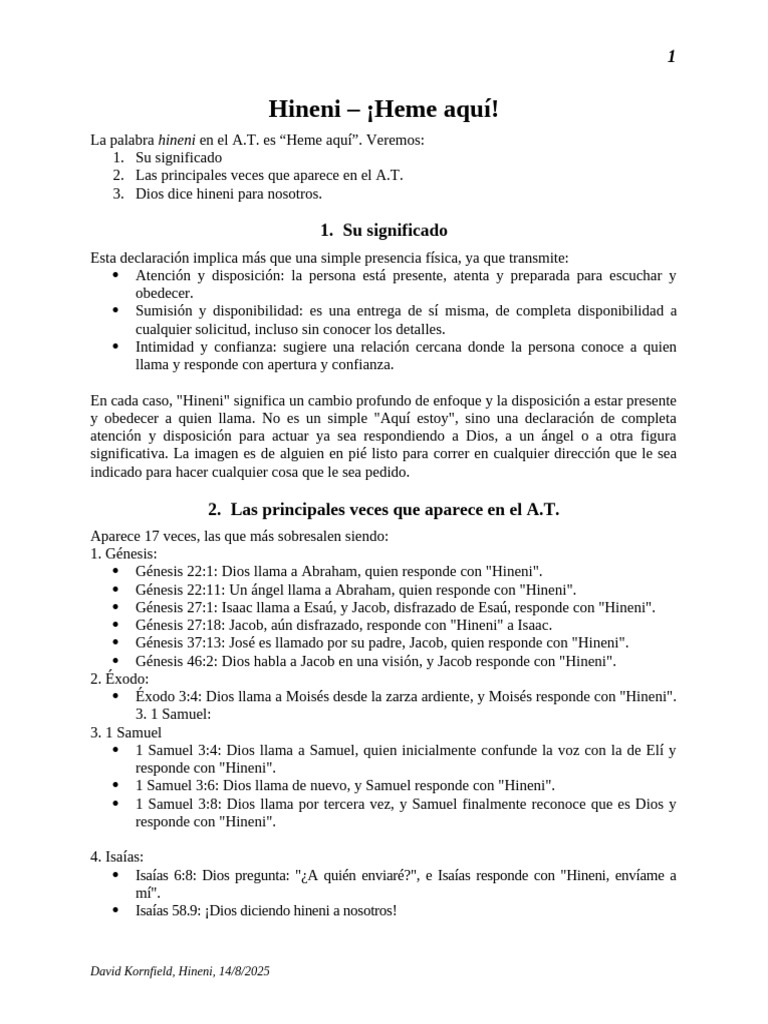 Hineni | PDF | Jacob | Tora