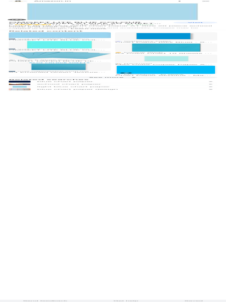 Light Blue A1 Chart Paper - 20 Sheets | PDF