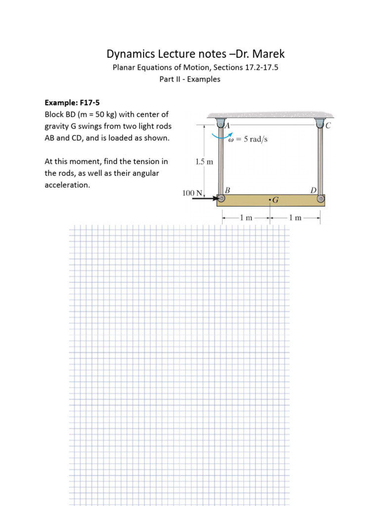 Dynamics Notes | PDF