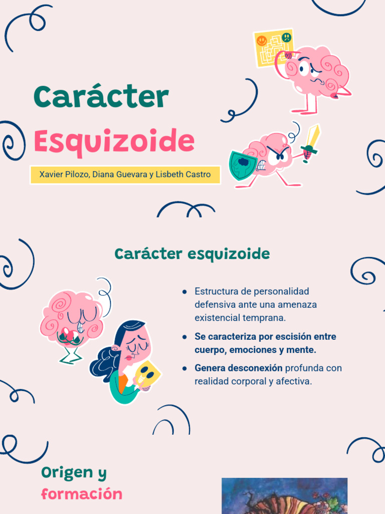 Carácter Esquizoide | PDF | Las emociones | Ansiedad