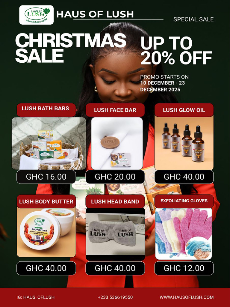 Christmas Sales Haus of Lush-1 | PDF