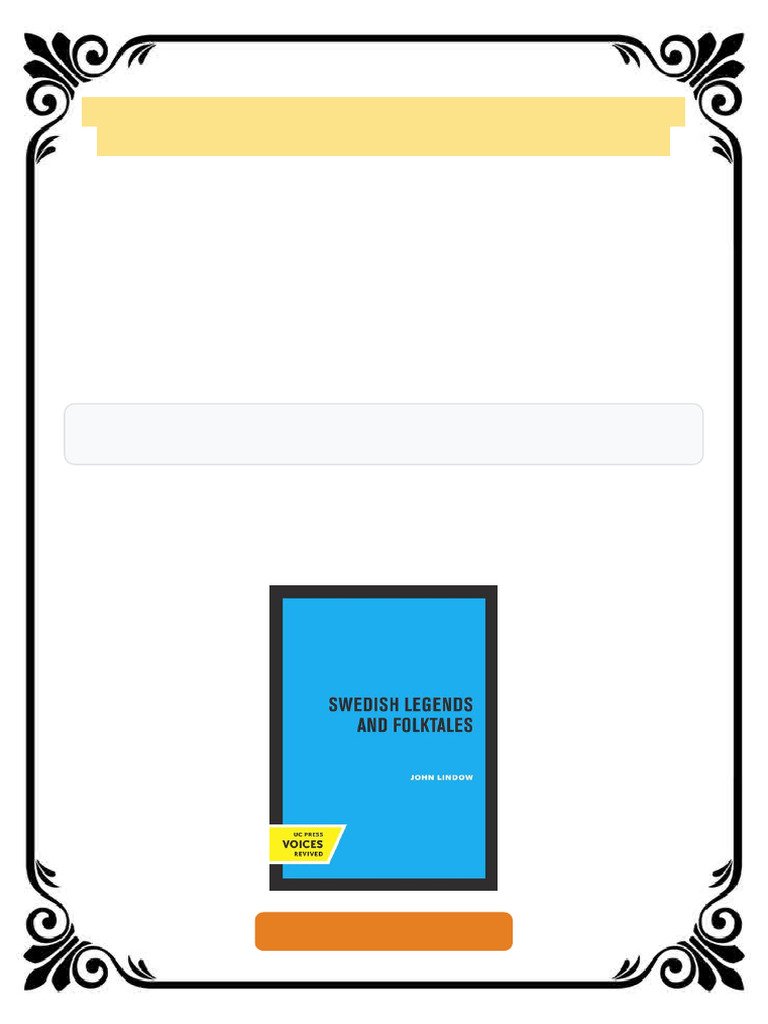 Swedish Legends and Folktales John Lindow ebook pdf reader edition ...