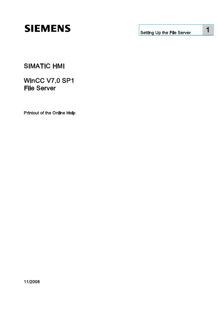 Simatic Hmi Wincc V7.0 Sp1 File Server | PDF | Computer File | Data