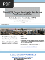 ASHRAE 2021 Data Center Thermal Guidelines | PDF | Humidity | Data Center