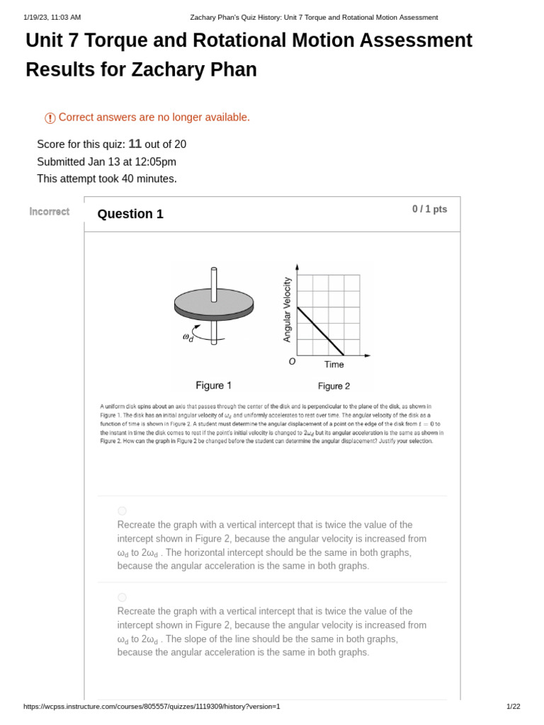 Unit 7 Torque and Rotational Motion | PDF | Rotation Around A Fixed ...