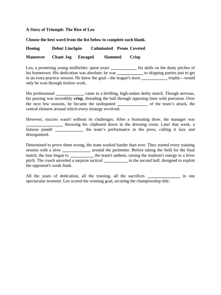 Vocabulary Unit 2 Listening | PDF