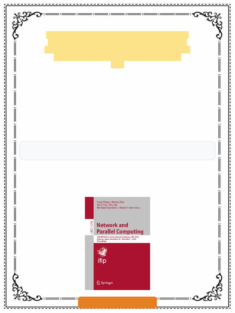Network and Parallel Computing 15th IFIP WG 10 3 International ...