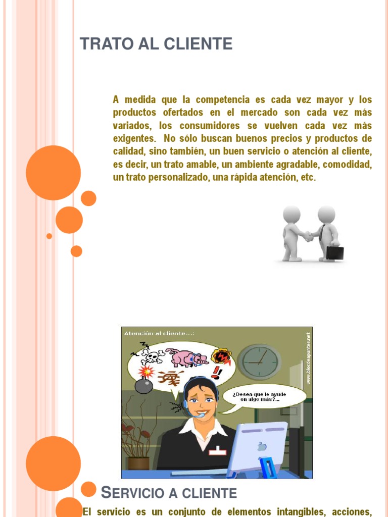 Trato Al Cliente | Cliente | Servicio al cliente