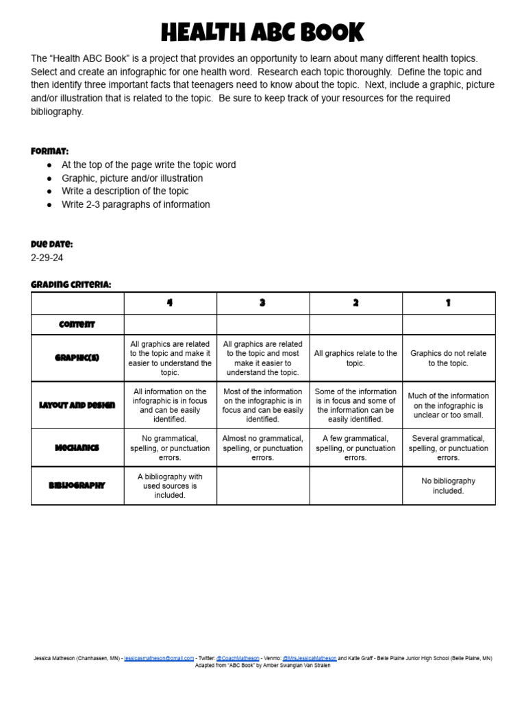 Copy of Health ABC Book | PDF | Tobacco | Smoking