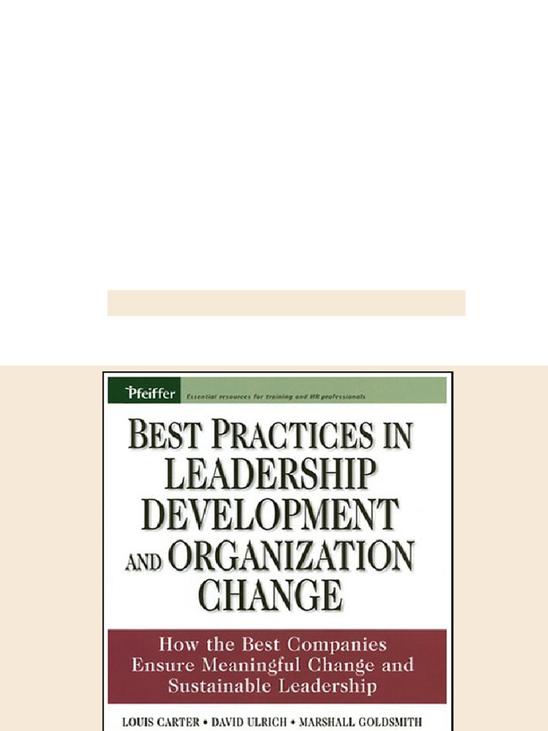 (Ebook) Best practices in leadership development and organization ...