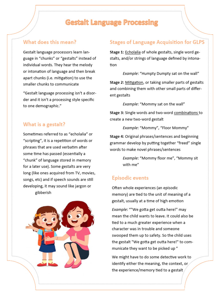 Understanding Gestalt Language Processing | PDF | Linguistics | Human ...